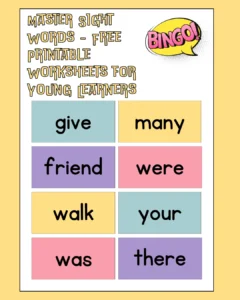 LKG English Worksheets for Kids