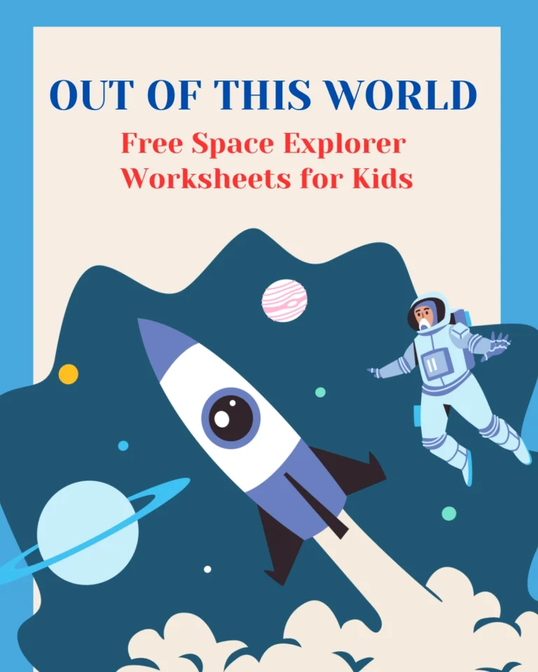 Space Explorers Worksheets for Kids