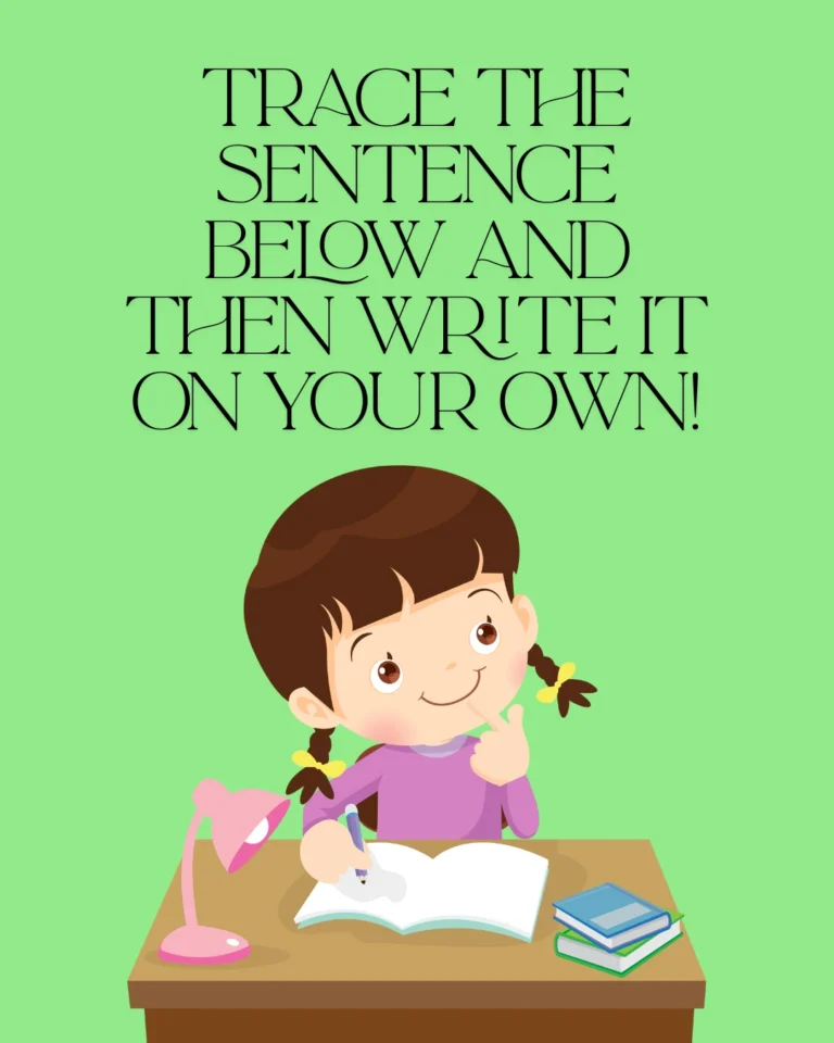 Grade 1 Sentence Writing Worksheets